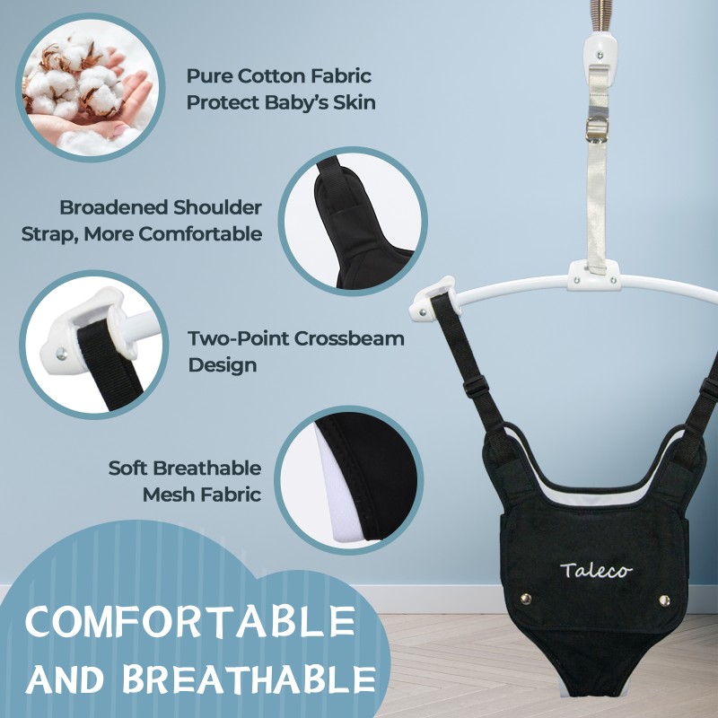 Baby Jumper with Stand,Baby Bouncer,Easy Set-Up,Baby Exerciser for ...