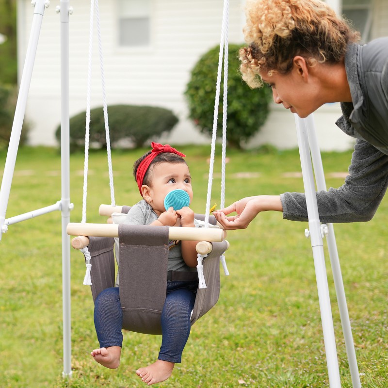 Baby Swing, Toddler Swing, Baby Swing with Stand, Swing Set for Infant ...